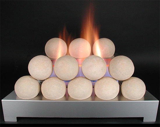 Buy Ceramic Fire Ball Spheres Online | Diamond Fire Glass