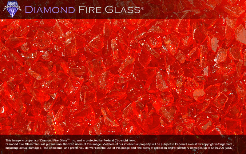Diamond Fire Glass