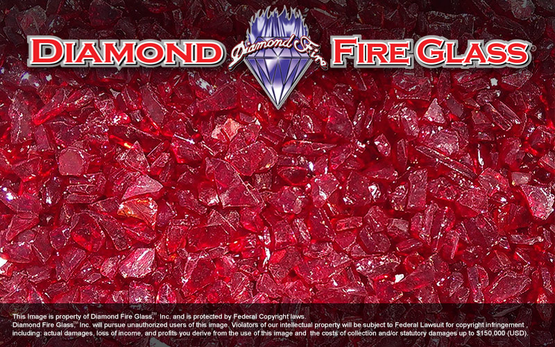 Diamond Fire Glass