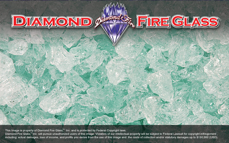 Diamond Fire Glass