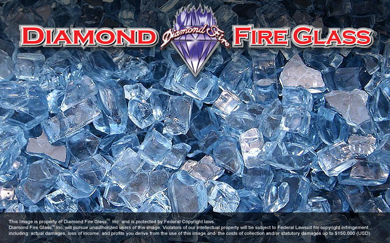 Diamond Fire Glass