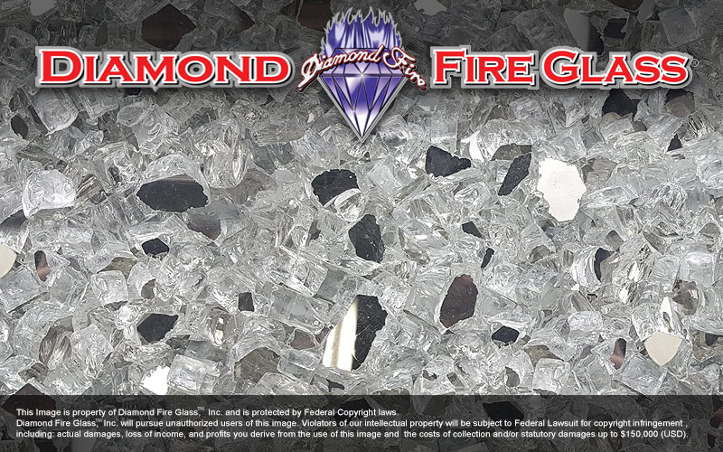 Diamond Fire Glass